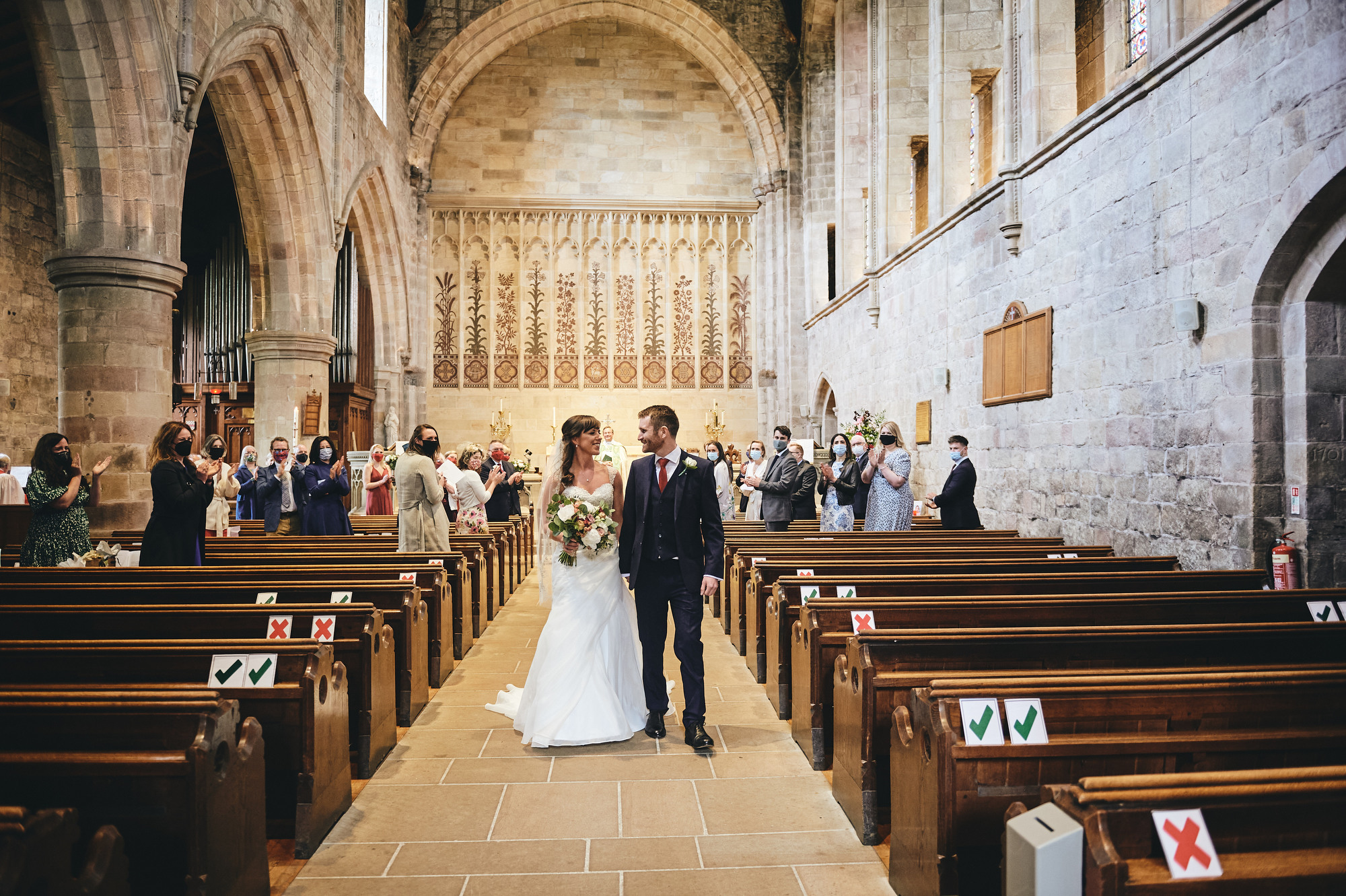 Bolton Abbey Priory Church Wedding Photography